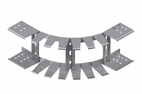H100 Cable Ladders Vertical Adjustable Outside Bends - STS Elektrik